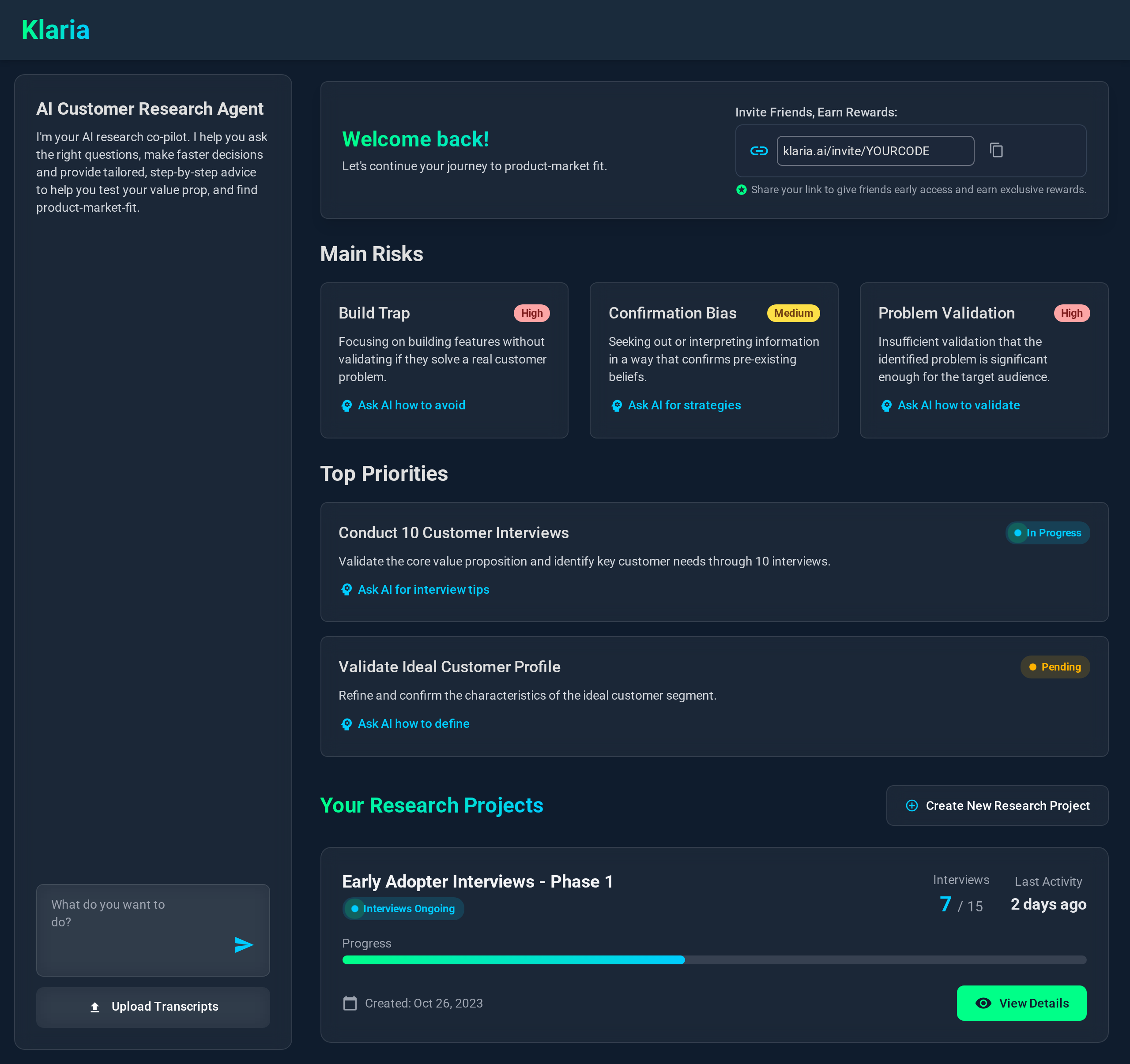 Klaria | AI Copilot for Social Impact Startups – Validate, Prioritize ...